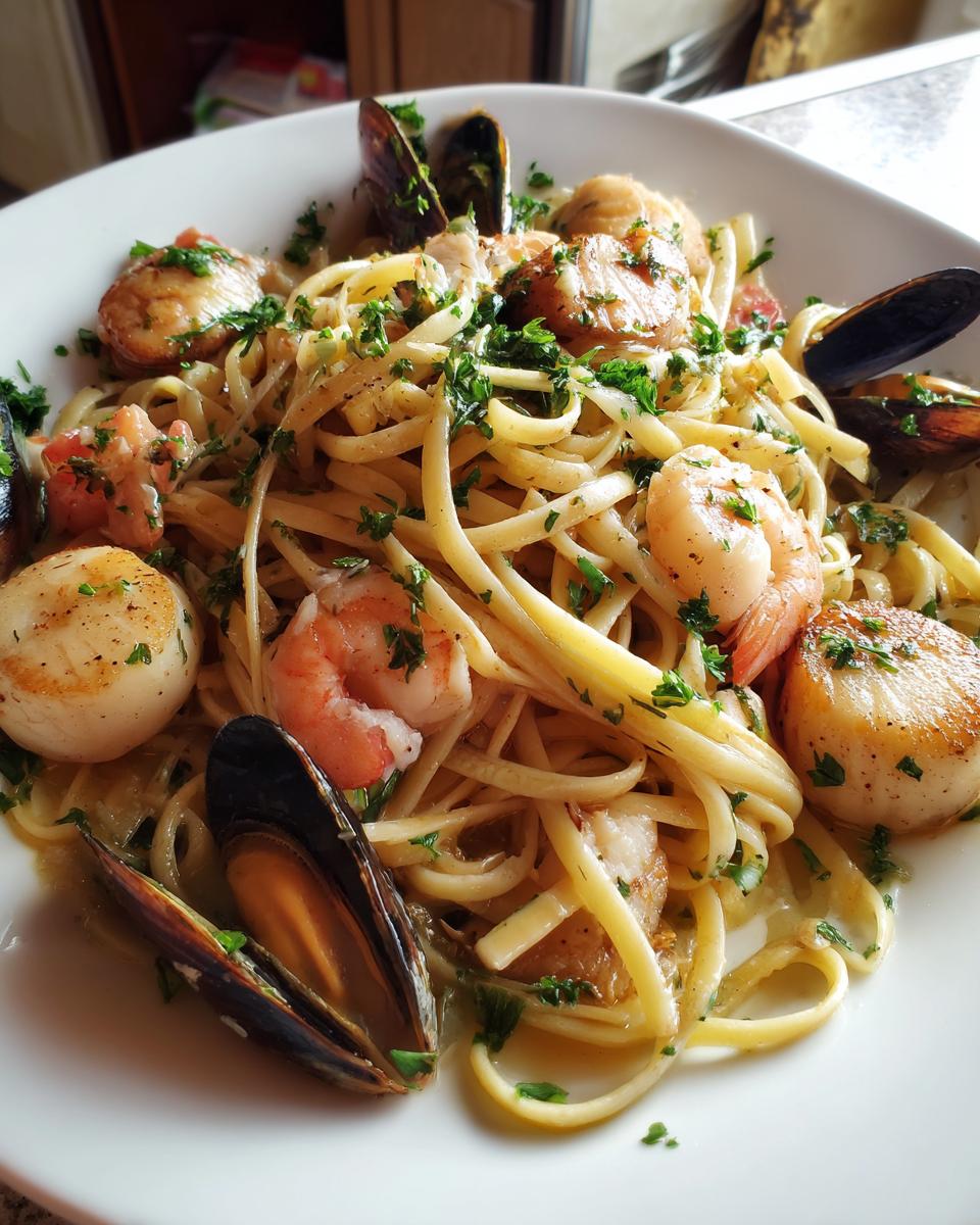 Glorious 15-Minute Seafood Pasta Magic